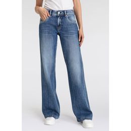 Herrlicher Damen Bootcut-Jeans &raquo;Edna Denim Comfort&laquo; blau 26, L&auml;nge 32