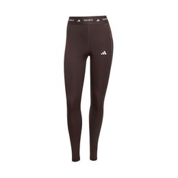 adidas Performance Sporthose 'Stash' Damen Gr&ouml;&szlig;e XS dunkelbraun / wei&szlig;