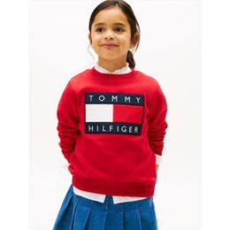 Tommy Hilfiger Kinder Sweatshirt, Kinder bis 16 Jahre, mit Rundhalsausschnitt 92