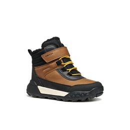 Geox M&auml;dchen Winterboots &raquo;J TREKKYUP BOY B ABX&laquo; Freizeitstiefel mit Warmfutter, Gr&ouml;&szlig;enschablone zum Download schwarz 37