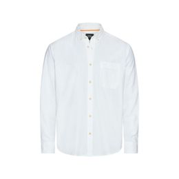 Camel Active Herren Camel Active Langarmhemd unifaben, mit Button-Down-Kragen M, N-Gr