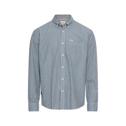 Camel Active Herren Camel Active Karohemd Langarm, mit Button-Down-Kragen blau 4XL, N-Gr