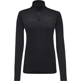 Gore Training Thermo 1/4-Zip Bekleidung Damen schwarz