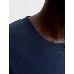 Jack & Jones PlusSize Jack & Jones Plussize Herren Jack & Jones PlusSize T-Shirt &raquo;JCOFUSION BOX PRINT TEE SS CN PLS&laquo; Baumwolle, regular fit blau 3XL