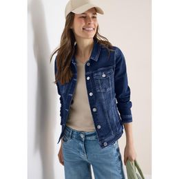 Cecil Damen Jeansjacke ohne Kapuze mit Brusttaschen und Kn&ouml;pfen M (40)