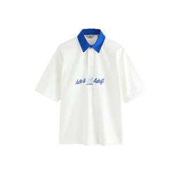 next Poloshirt 'Edit' Herren Gr&ouml;&szlig;e 5XL blau / wei&szlig;