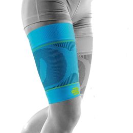 Bauerfeind Sports Compression Sleeves Upper Leg - kurz Bekleidung Unisex blau