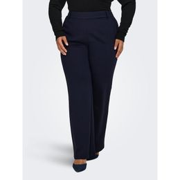Only Carmakoma Damen Only CARMAKOMA Anzughose &raquo;CARGOLDTRASH LIFE MW STRAIGHT PANT NOOS&laquo; Viskosemischung, Regular Waist 42, L&auml;nge 32