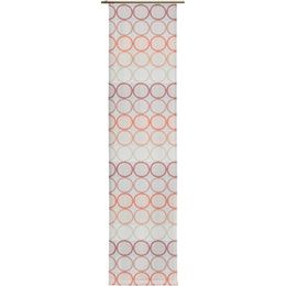WIRTH Schiebegardine &raquo;Zirbello&laquo; Paneelwagen 1 Stk. tlg. orange Jacquard, Baumwolle, Polyester 145cm, Paneelwagen, 60cm