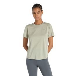 New Balance Athletics T-Shirt Bekleidung Damen beige