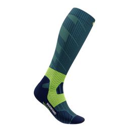 Bauerfeind Sports Trail Run Compression Socks - EU 46-49 Bekleidung Herren gr&uuml;n