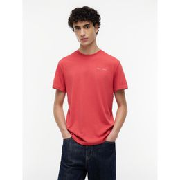 Tommy Jeans Herren T-Shirt &raquo;TJM SLIM LINEAR CHEST TEE EXT&laquo; Mit Rundhalsausschnitt rot L