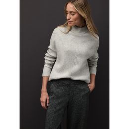 Street One Damen Street One Stehkragenpullover mit dezentem Strukturmuster 38