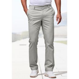H.I.S. H.I.S Herren Stoffhose &raquo;aus leicht elastischer Struktur-Qualit&auml;t&laquo; bequeme Hose in 3 L&auml;ngen: 30 & 32 & 34 grau 34, L&auml;nge 32