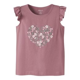 name it M&auml;dchen T-Shirt &raquo;NMFVAYANA CAPSL TOP&laquo; Baumwollmischung, regular fit 92
