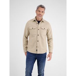 Lerros Herren Lerros Fleecehemd Fleecejacke, langarm mit Knopfleiste wei&szlig; XL, N-Gr