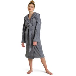 M&ouml;ve Unisex-Bademantel &raquo;Superwuschel Kapuze, ideal f&uuml;r Sauna & Spa, Hotelbademantel&laquo; 1 Stk. in Uni grau Walkfrottier L L: 120cm