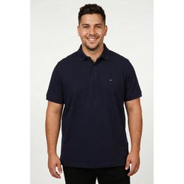 Tommy Hilfiger Big & Tall Tommy Hilfiger Big & Tall Herren Poloshirt &raquo;BT-1985 REGULAR POLO&laquo; Gro&szlig;e Gr&ouml;&szlig;en blau 5XL