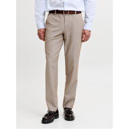 Jack & Jones Jack & Jones Herren Chinos &raquo;JPSTOLLIE CONNOR CHINO NOOS&laquo; Materialmix, regular fit beige 32, L&auml;nge 32