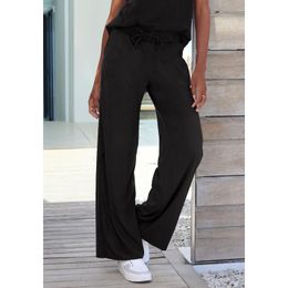 French Connection Damen Schlupfhose aus Veloursleder-Imitat mit seitlichen Taschen, Loungewear 32/34, N-Gr