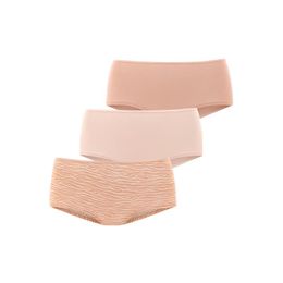 Lascana Damen Lascana Panty &raquo;aus hochwertiger Modal-Qualit&auml;t&laquo; 3er-Pack beige 48/50