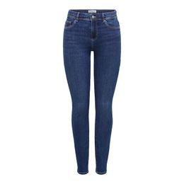 Only Damen Only Skinny-fit-Jeans &raquo;ONLLINEA MID WAIST LANK SK DNM&laquo; Baumwollmischung, mid waist, skinny fit blau XS (34), L&auml;nge 30