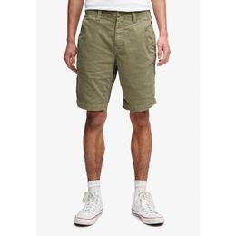 Superdry Herren Chinoshorts &raquo;UTILITY CHINO SHORT&laquo; mit Baumwollmischung, Relaxed Fit, knielang, aus Webmaterial gr&uuml;n 34, N-Gr