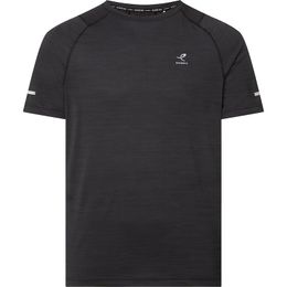 Energetics Herren Laufshirt &raquo;He.-T-Shirt Ailo SS M&laquo; mit atmungsaktiven Mesheins&auml;tzen, schnell trocknend schwarz S