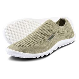 Leguano Damen Barfu&szlig;schuh &raquo;SCIO&laquo; , Slipper, Bequemschuh mit speziell entwickelter Laufsohle gr&uuml;n 47