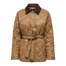 Only Damen Only Steppjacke &raquo;ONLTAHIA LW CORD MIX JACKET CC OTW&laquo; Kunstfaser braun L