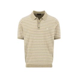 Fynch-Hatton Herren Fynch-Hatton Poloshirt mit Logo Stickerei beige 3XL