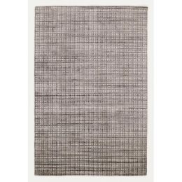 OCI DIE TEPPICHMARKE Teppich &raquo;DELIMA Tarek&laquo; rechteckig 5 mm H&ouml;he handgekn&uuml;pft, dezenter Glanz, Viskose, Wohnzimmer grau Viskose, Wolle B : 90cm 1 Stk.