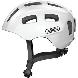 Abus Kinderfahrradhelm &raquo;YOUN-I 2.0&laquo; wei&szlig; S Kopfumfang: 48cm - 54cm Kinderfahrradhelm