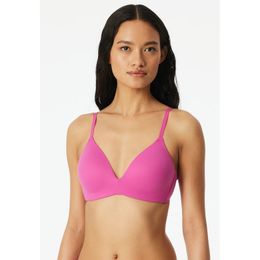 Schiesser Damen Soft-BH &raquo;Invisible Soft&laquo; mit seitlichen St&auml;bchen f&uuml;r guten Halt pink 70, Cup C