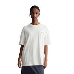 Marc O'Polo Marc O'polo Denim Damen Marc O'Polo DENIM T-Shirt oversized aus Heavy Jersey, gro&szlig;er R&uuml;ckenprint wei&szlig; XL
