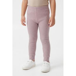 name it Kinder Leggings &raquo;NMNWAX WOOL RIB LEGGING NOOS&laquo; aus reiner Merinowolle beige 116, N-Gr