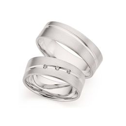 Phoenix Ph&ouml;nix Trauring &raquo;Schmuck Geschenk Silber 925 Trauring Ehering LIEBE versch. Varianten&laquo; Made in Germany - wahlweise mit oder ohne Brillanten silber 67,