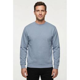 Fruit of the Loom Herren Fruit of the Loom Sweatshirt, im unifarbenen Design blau L (52/54)