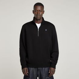 G-Star Raw G-Star Herren G-STAR Sweatshirt &raquo;Premium Core Half Zip&laquo;, mit Stehkragen schwarz M