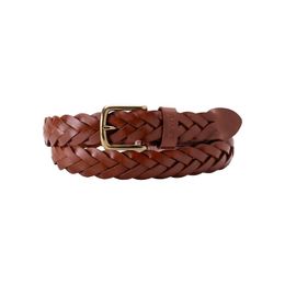 Levi's Levi's Herren Lederg&uuml;rtel &raquo;LEATHER BRAID&laquo; Unisex braun 80