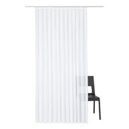 WIRTH Vorhang &raquo;Betsy&laquo; Faltenband 1 Stk. tlg. Store wei&szlig; Polyester 225cm, Faltenband, 300cm