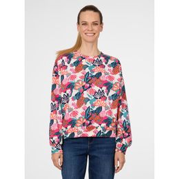 Ragwear Damen Sweatshirt &raquo;WUSS PRINT&laquo;, mit bedruckter Optik, im casual Stil, aus Baumwolle und Polyester bunt XL