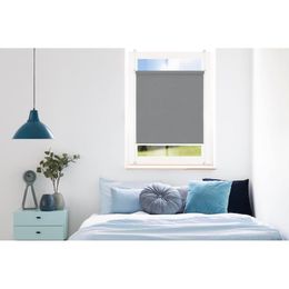 mydeco Springrollo &raquo;Flex&laquo; Lichtschutz ohne Bohren verspannt grau Polyester 130cm, zweiseitig verschiebbar, 50cm