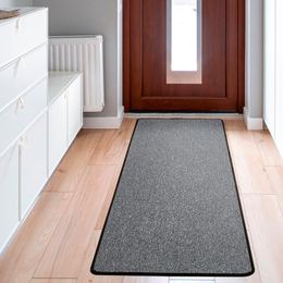 ANDIAMO Teppich &raquo;Luton, Made in Germany&laquo; rechteckig 5 mm H&ouml;he melierte Optik, auch als L&auml;ufer, Wohnzimmer & Schlafzimmer grau Kunstfaser B : 67cm 1 Stk., 5mm,