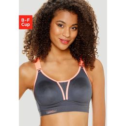 Venice Beach Sport-BH ohne B&uuml;gel aus COOLMAX-Material orange 90, Cup C Sport-BH