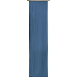 WIRTH Schiebegardine &raquo;Umea&laquo; Paneelwagen 1 Stk. tlg. blau Jacquard, Polyester 145cm, Paneelwagen, 60cm