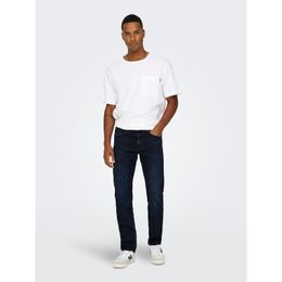 Only & Sons Only & Sons Herren ONLY & SONS Regular-fit-Jeans &raquo;ONSWEFT REG. BLUE BLK 2652 MAT DNM NOOS&laquo; Baumwollmischung, regular fit blau 31, L&auml;nge 30