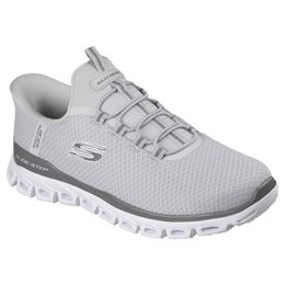 Skechers Herren Slip-On Sneaker &raquo;GLIDE-STEP&laquo; Schlupfschuh, Freizeitschuh, Trainingsschuh mit praktischem Gummizug grau 48,5