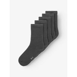 name it Kinder Freizeitsocken &raquo;NKNSOCK 5P SOLID NOOS&laquo; Packung, 5 Stk. tlg. schwarz 22 (24)