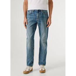 Pepe Jeans Herren 5-Pocket-Jeans &raquo;BYRON FS MIDNIGHT FADE&laquo; Regular Waist blau 31, L&auml;nge 32